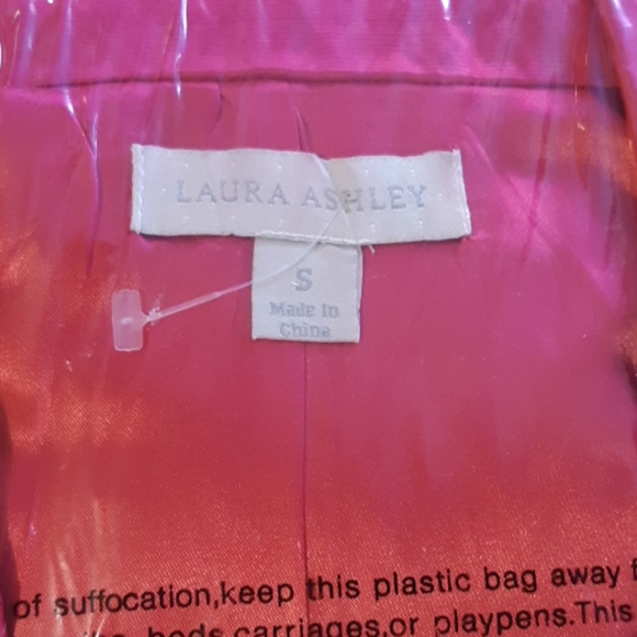 Laura Ashley | Jackets & Coats | Laura Ashley Jewel Pink Jacket B32 ...